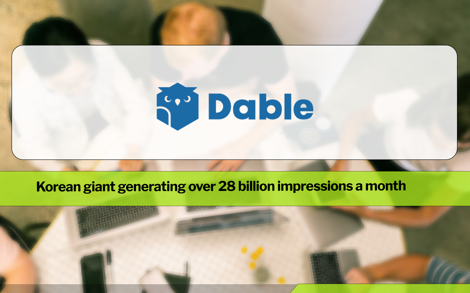 Dable| No.1 Content Discovery – Blog Scroogefrog